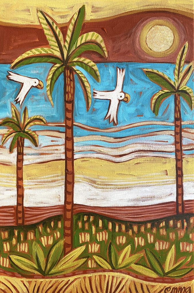 Sunset on Cable Beach ORIGINAL - Emma Blyth - Australian Made Art