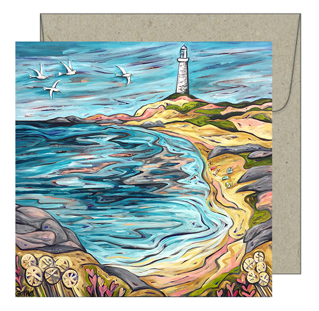 Rottnest Lighthouse card - Emma Blyth - Australian Made Art