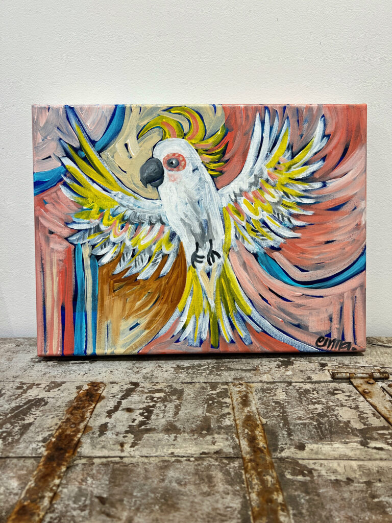 A Little Bit Cocky- original - Emma Blyth - Australian Made Art